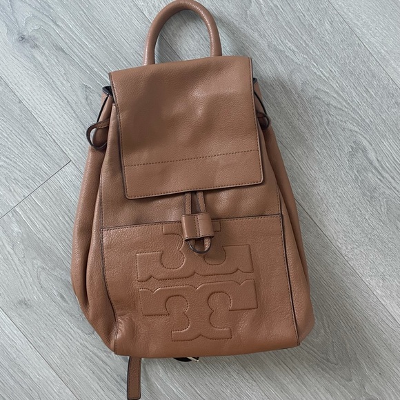 Tory Burch | Bags | Tory Burch Brown Leather Backpack | Poshmark
